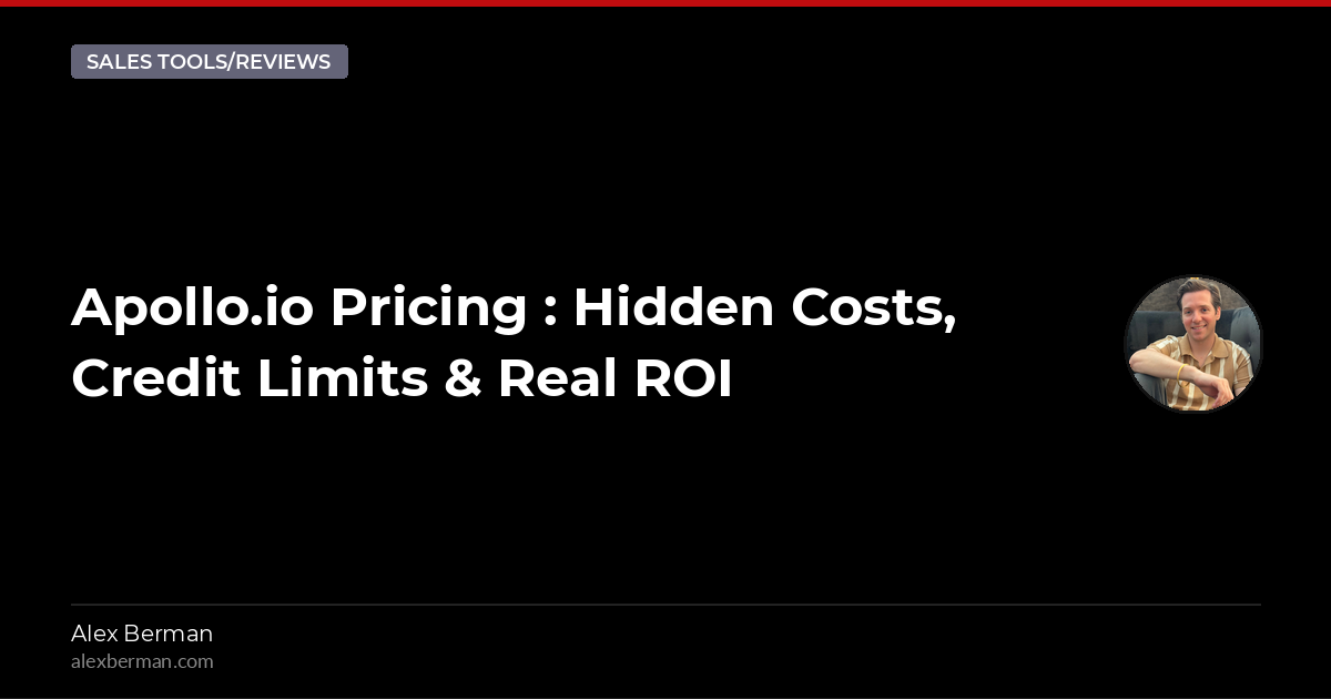 Apollo.io Pricing: Full Plan Breakdown & Honest Review