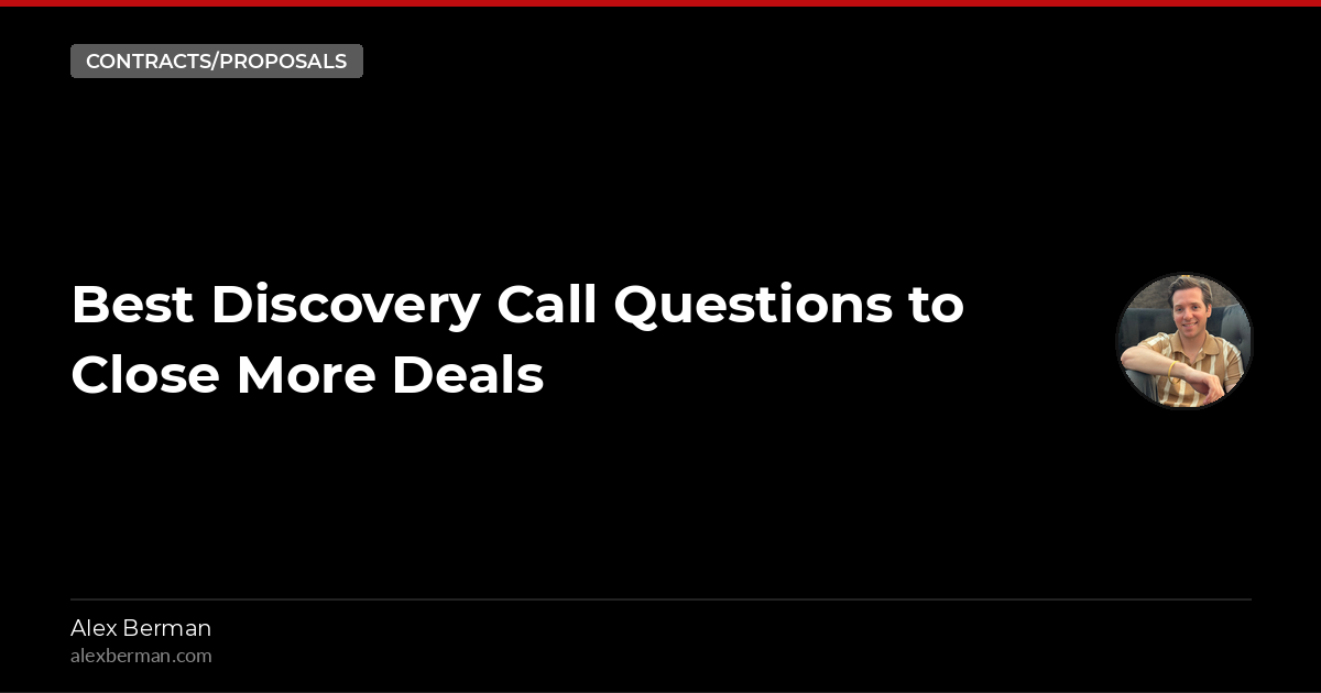 Best Discovery Call Questions to Close More Deals